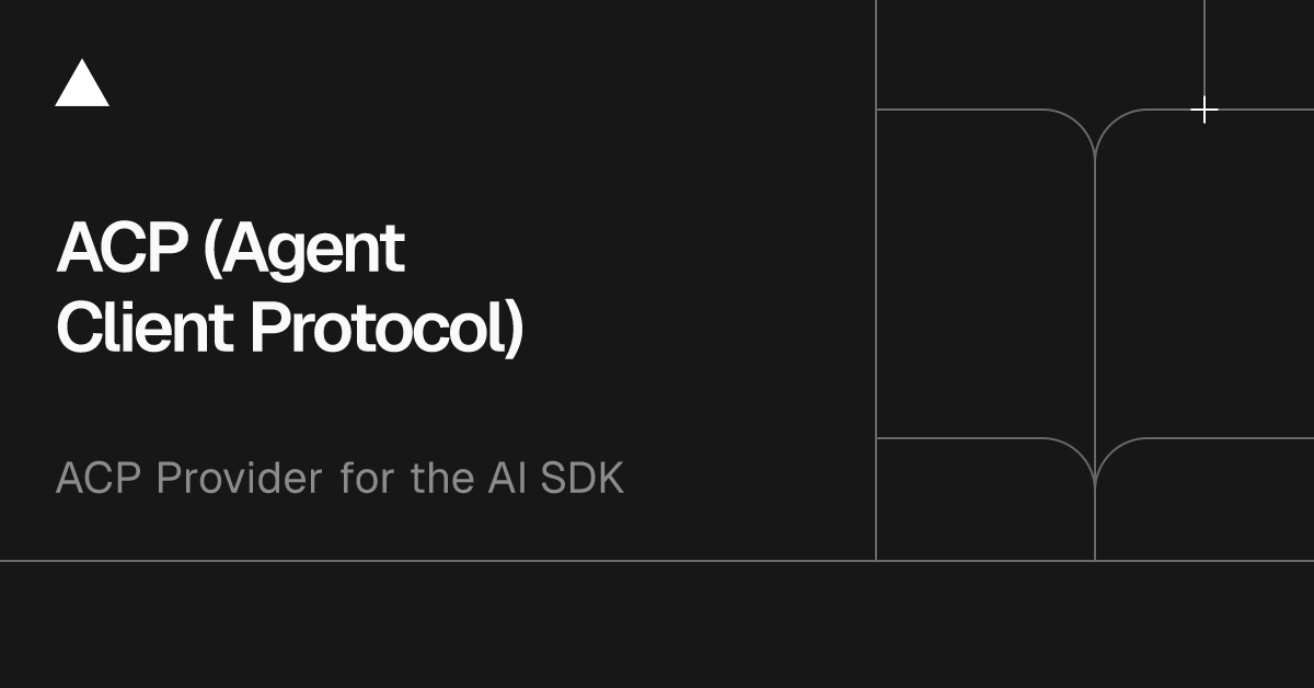 Community Providers: ACP (Agent Client Protocol)