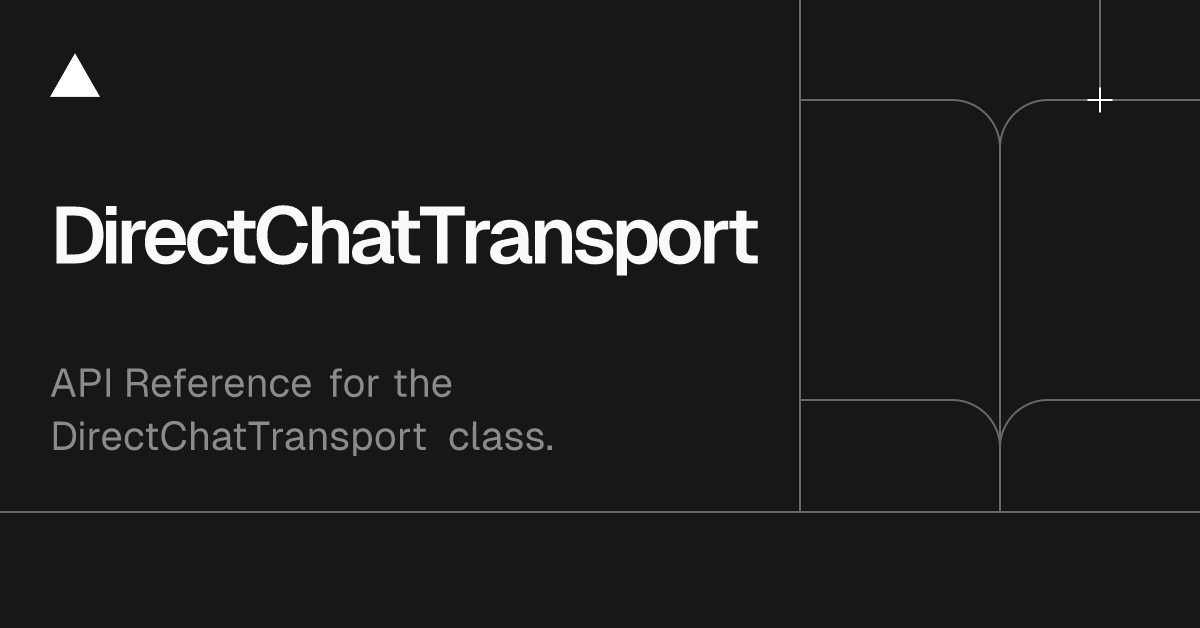 AI SDK UI: DirectChatTransport