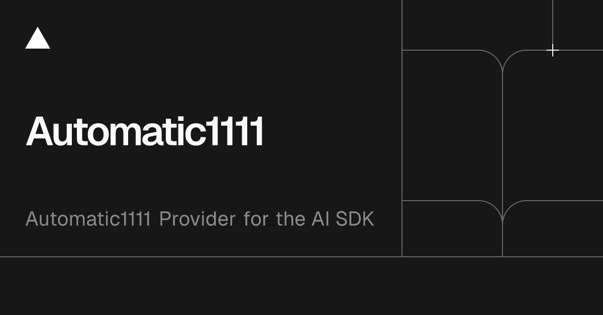 Community Providers: Automatic1111