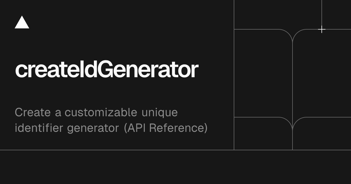 AI SDK Core: createIdGenerator