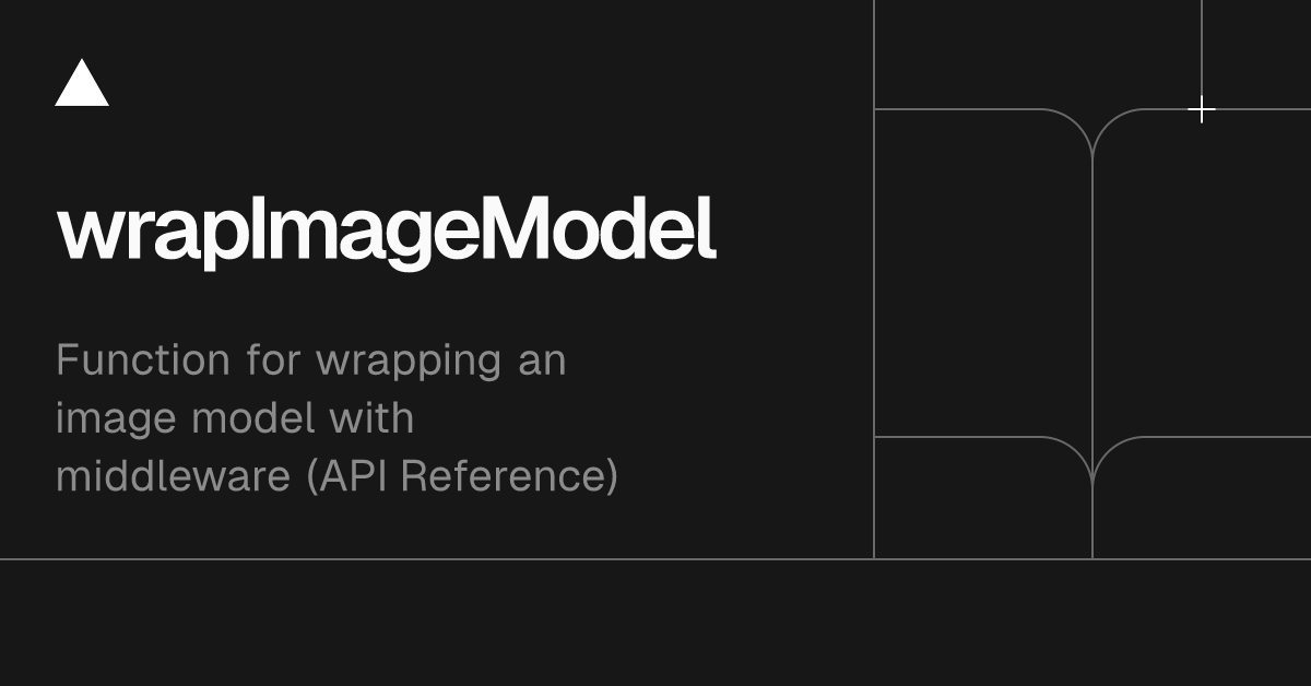 AI SDK Core: wrapImageModel