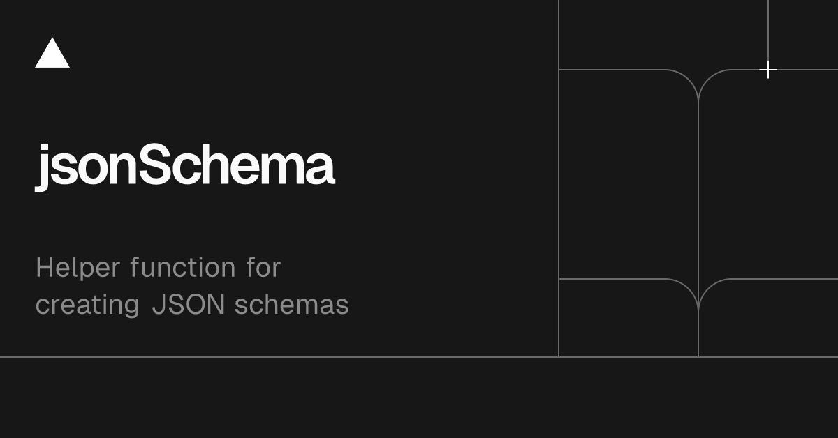 AI SDK Core: jsonSchema