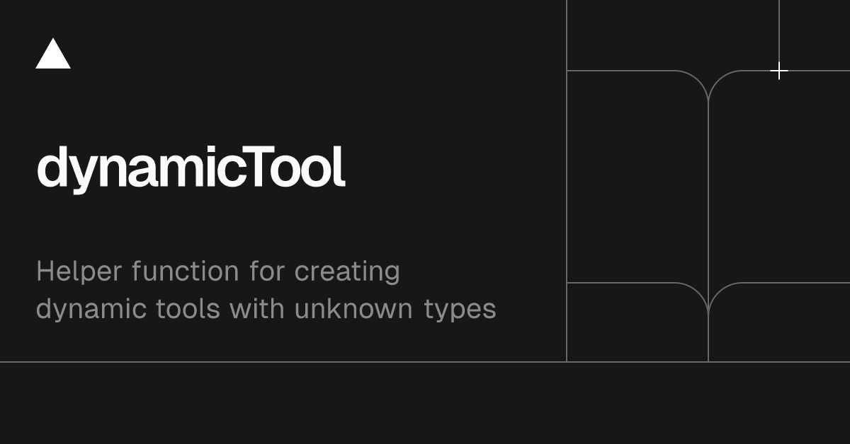 AI SDK Core: dynamicTool