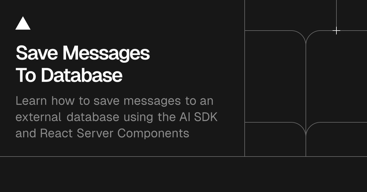 React Server Components: Save Messages To Database