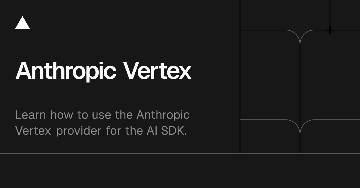 Community Providers: Anthropic Vertex
