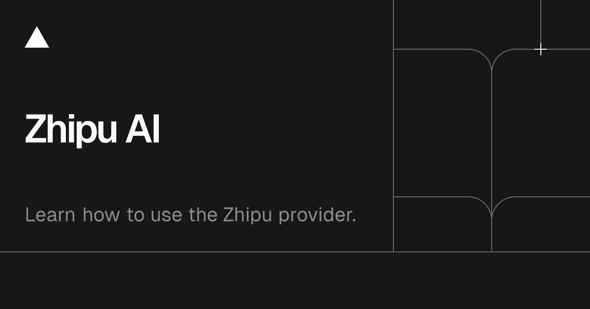 Community Providers: Zhipu AI