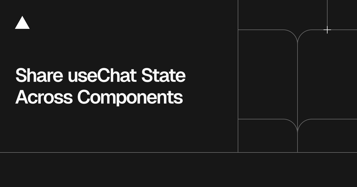 Next.js: Share useChat State Across Components